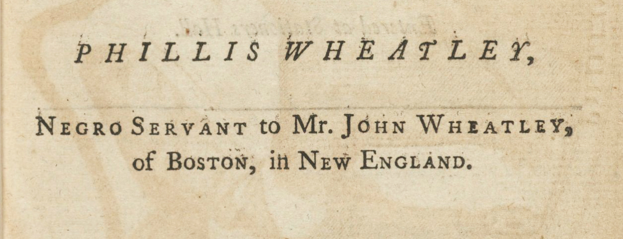 Was Phillis Wheatley's husband a crook or a dreamer? | OUPblog